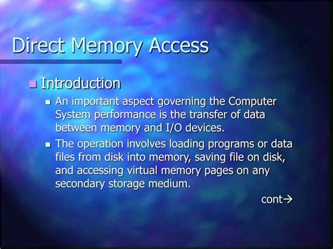 Ppt Direct Memory Access Powerpoint Presentation Free Download Id215707