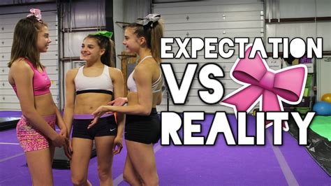 Cheer Expectation Vs Reality Youtube