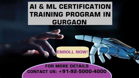 Enroll Yourself For Ai And Ml Certification Training Program In Gurgaon Tickets By Kanika Singh
