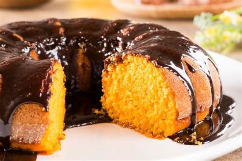 Bolo De Cenoura Vegano Com Cobertura De Chocolate Amando Cozinhar
