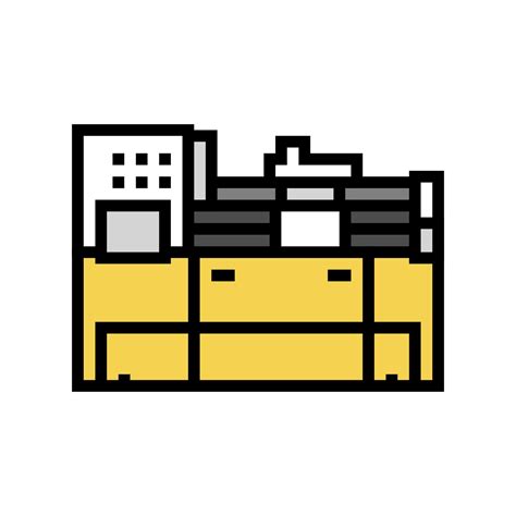 Lathe Tool Work Color Icon Vector Illustration 22789324 Vector Art At Vecteezy