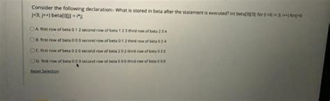 solved consider the following declarations const int level