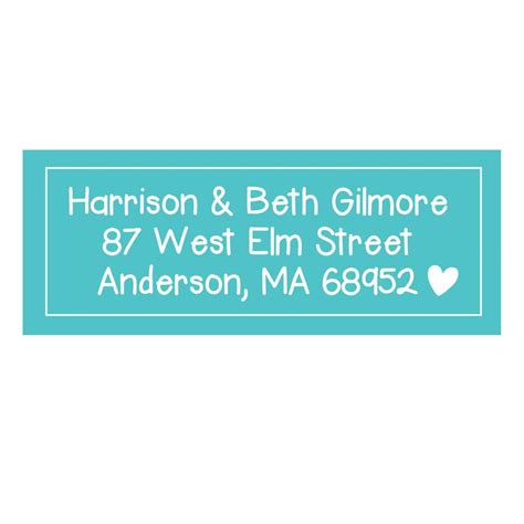 Personalized Address Labels Etsy