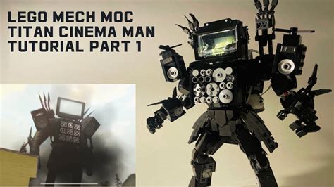 Skibidi Toilet Titan Tv Man Lego Moc Tutorial Part1 Youtube
