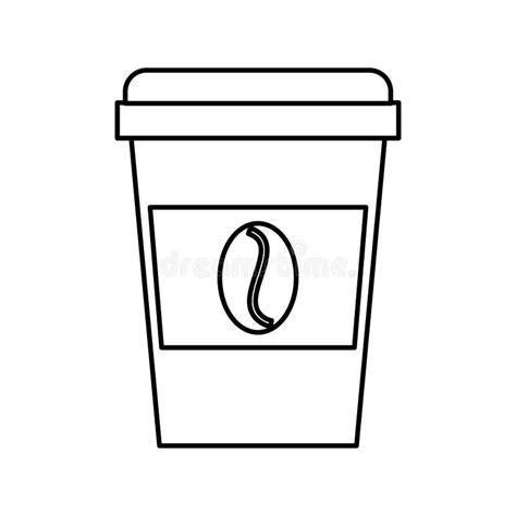 Disposable Coffe Cup Stock Vector Illustration Of Background 92560580