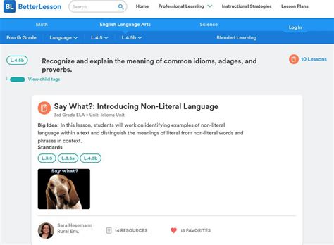 Better Lesson L45b Recognize Meanings Of Idioms Adages Proverbs