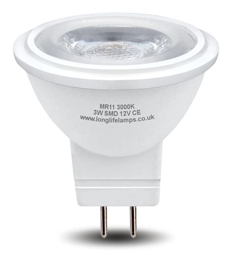 MR11 LED 3W 12V Replacement for Halogen Low Voltage MR11 35mm Warm or ...