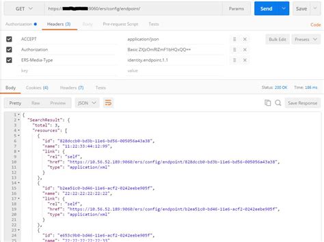 using chrome postman cisco identity services engine api v1 cisco devnet