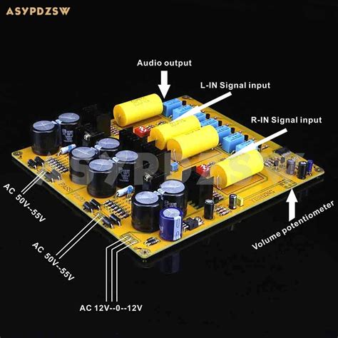 Amplifier Class A SE MOSFET Pre Amplifier PCB Based On 47 OFF