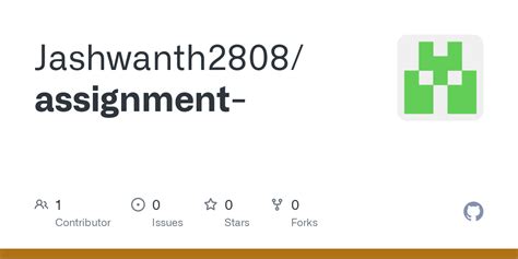 Github Jashwanth2808assignment