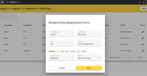 Sibin Muhammed On Linkedin Spring Boot 3 Angular 15 Material