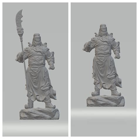 Stl File Guan Yu 3d Print Model・3d Printable Model To Download・cults
