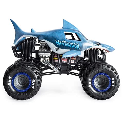 Megalodon Coloring Page Monster Truck