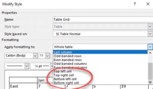 Workaround For Styles With Table Cells In Word Office Watch