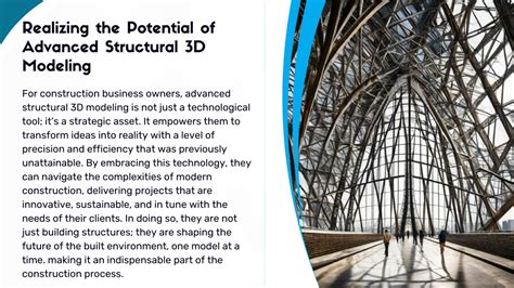 Ppt Transforming Ideas Into Reality With Advanced Structural 3d Modeling Powerpoint