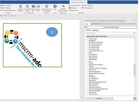Newsmscrm Blog The Insert As Picture Field Button
