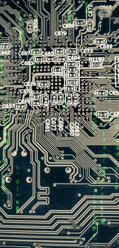 Intricate Circuit Board Design Free Download