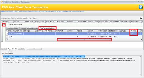 Pos FNB Cant Sync Back PosPayment VCType AutoCount Resource Center