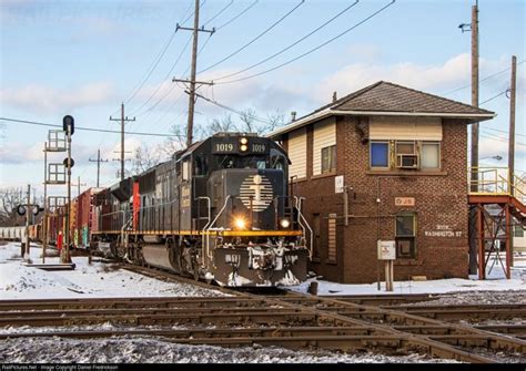At The Diamond… On February 16 2025 Ic Sd70 1019 Still Wearing Her As Built Illinois Central