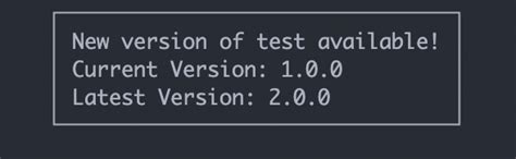 Simple Update Notifier Npm
