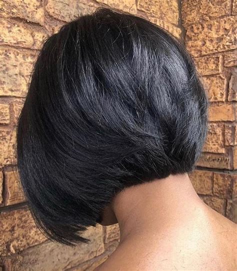 50 Sensational Bob Haircuts For Black Women Chin Length Bob Black