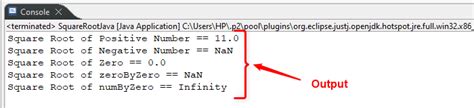 How To Find The Square Root Of A Number In Java