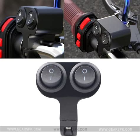 Motorcycle Dual Control Button On Off Switch Gearspk