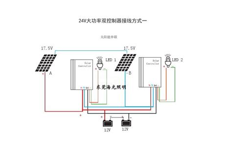 太阳能路灯控制器接线图 东莞海光照明官网