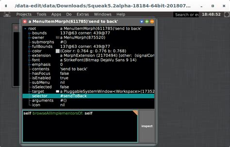 Smalltalk Managing Top Menu Entries In Squeak Stack Overflow