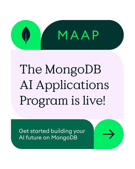 Cathlon Lau On Linkedin The Mongodb Ai Applications Program Maap Is