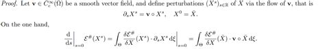 Analysis Functional Derivative Perturbation By Flow Mathematics