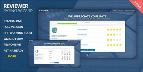 Reviewer Rating And Review Wizard Html Template Codemarket