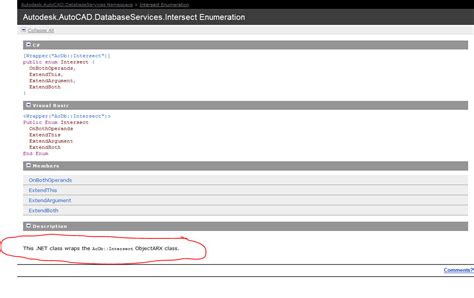 Intersectwith Acextendnone Acad 2017 Autodesk Community
