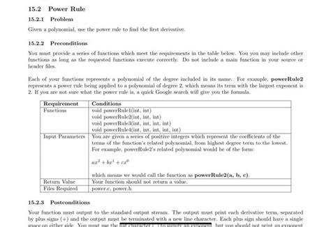 Solved Given A Polynomial Use The Power Rule To Find The Solved Given A Polynomial Use The Power Rule To Find The