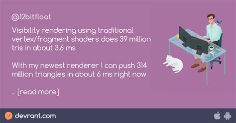 Graphics Dev Visibility Rendering Using Traditional Vertexfragment Shaders Does 39 Million