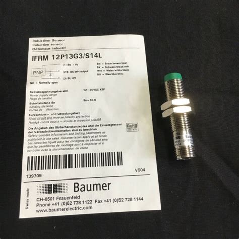 Baumer Inductive Proximity Sensor Flowautomech