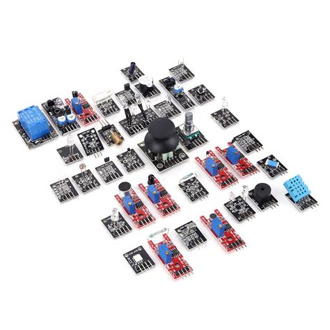 Jixopn 37 In 1 Sensor Kits Contain Rgb Joystick Starters Sensor Kit For