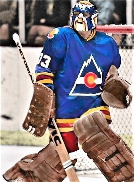 Pin By Pinner On Colorado Rockies Goalies Hockey Goalie Hockey Pictures Hockey