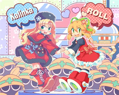 Roll Met And Kalinka Cossack Mega Man And 1 More Drawn By Iroyopon