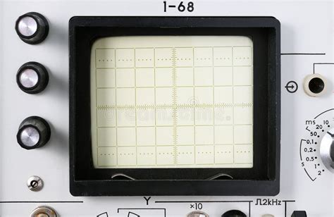 Old Oscilloscope Technical Equipmentradios Oscilloscope Stock Image