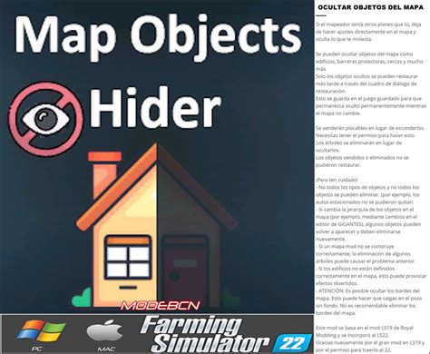Fs22 Map Objects Hider Espanol V102 Fs 22 Objects Mod Download