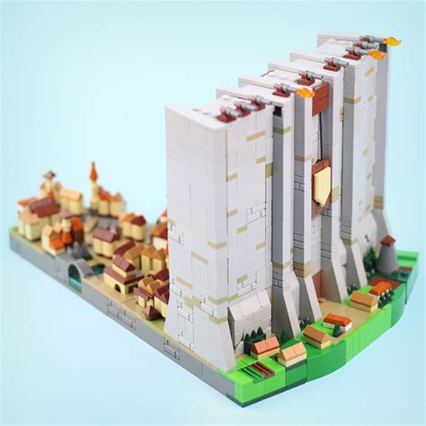Moc Factory™ 129657 Attack On Titan The Wall Brick Set Kazi Block