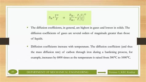 Mass Transfer Topic Ficks Law Of Diffusion Pdf