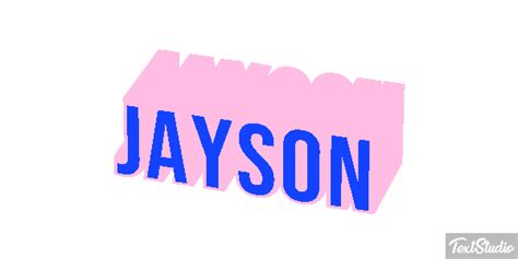 Jayson Nome Desenhos De Logotipo Em  Animado