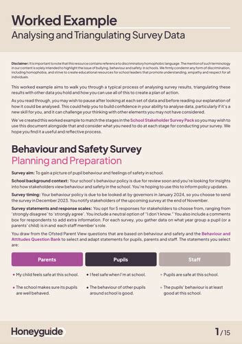 Assistant Deputy Headteacher Interview Task Data Analysis Teaching