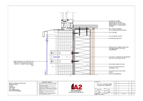 Unity A2 Tf 06 Technical Drawing Metalline Architectural Fabrications