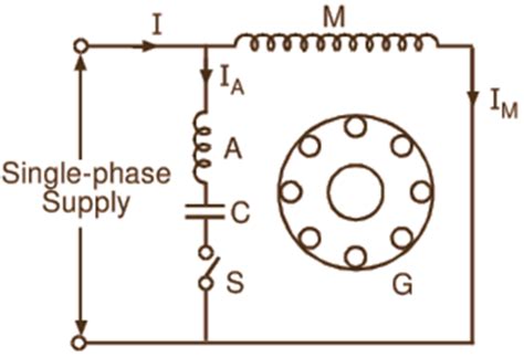 Capacitor Start Induction Motor Theory Construction Diagram Working Torque Speed