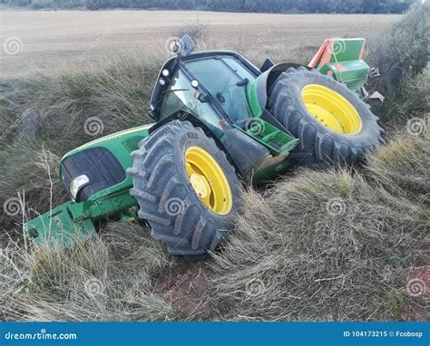 Tractor Accident Editorial Photo 45811587