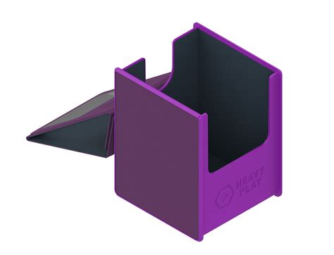 Heavy Play Rfg Deck Box Max 100 Ds Noble Purple Hvpdbmx1022021