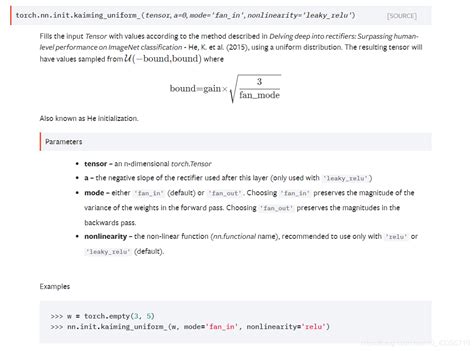 Pytorch 模型初始化pytorch模型初始化 Csdn博客